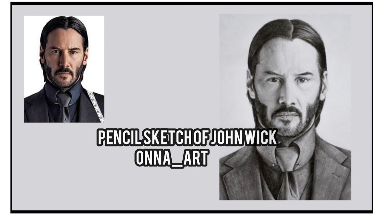 John Wick sketch | How to draw John wick sketch with pencil | Full ...