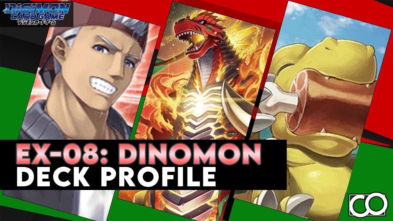 Xmas Tyrannomon is BACK! Dinomon Deck Profile (Digmon Card Game) - YouTube