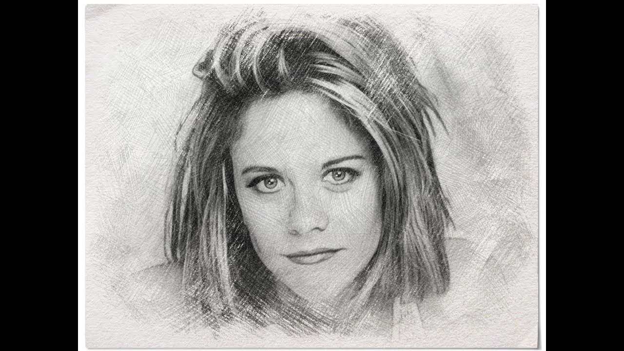 Meg Ryan Speed Drawing - YouTube
