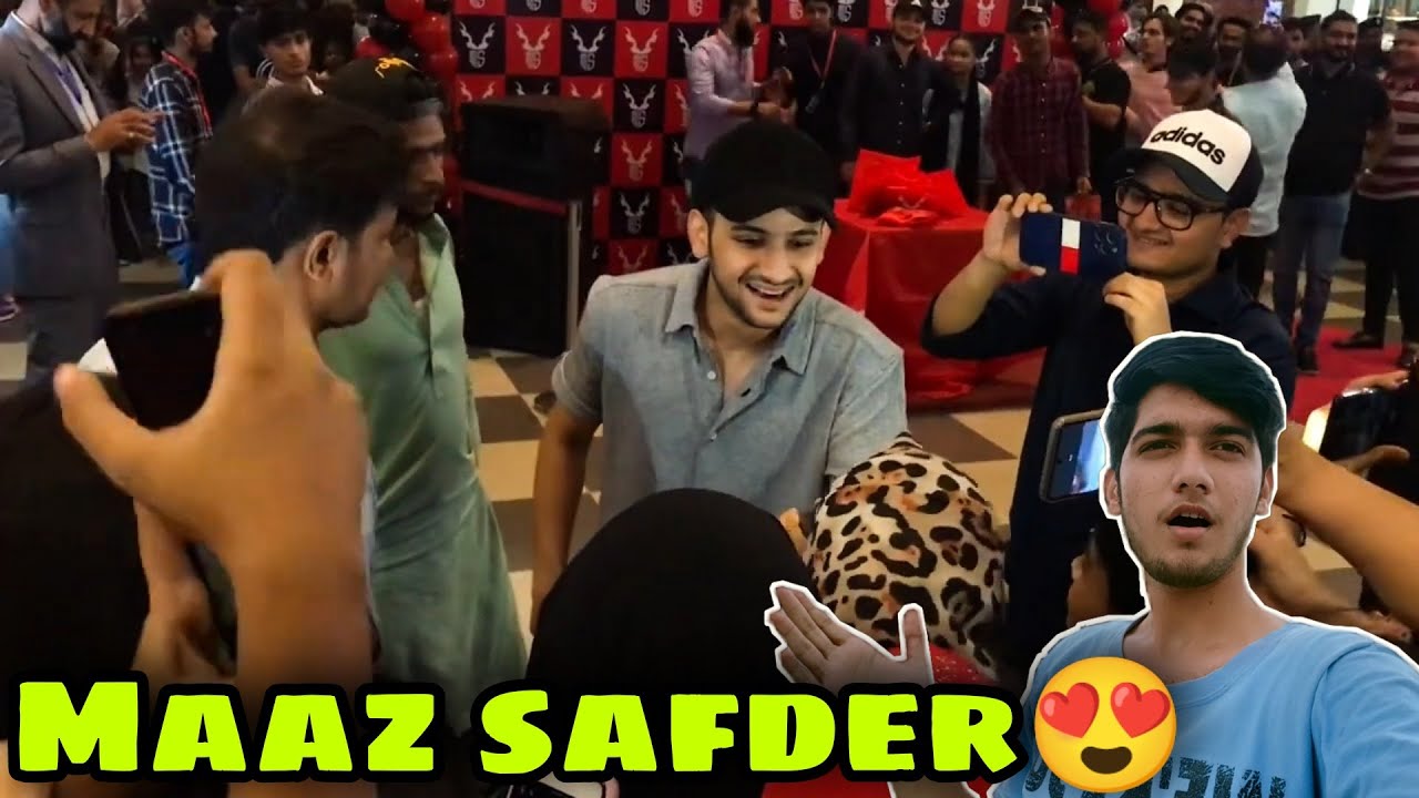 Maaz Safder Launch event😍 Atrium Mall | Ali Usman Vlogs - YouTube