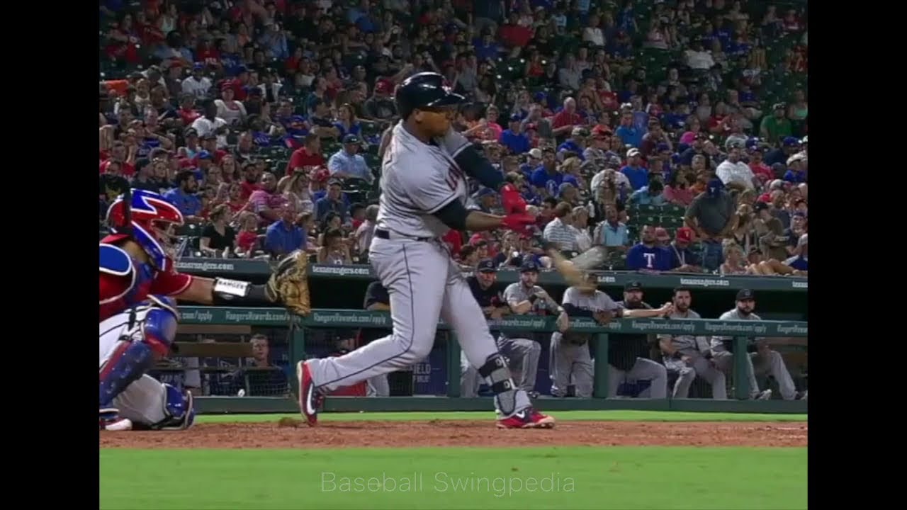 Jose Ramirez Home Run Swing Slow Motion 2018-3(#30) - YouTube