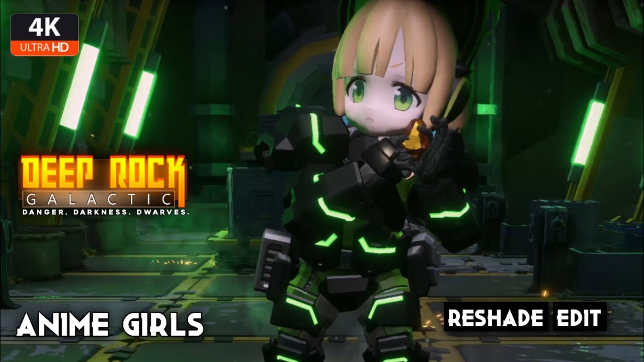 Deep Rock Galactic #51 MOD Anime Girls Female Dwarves Gameplay 4K ...