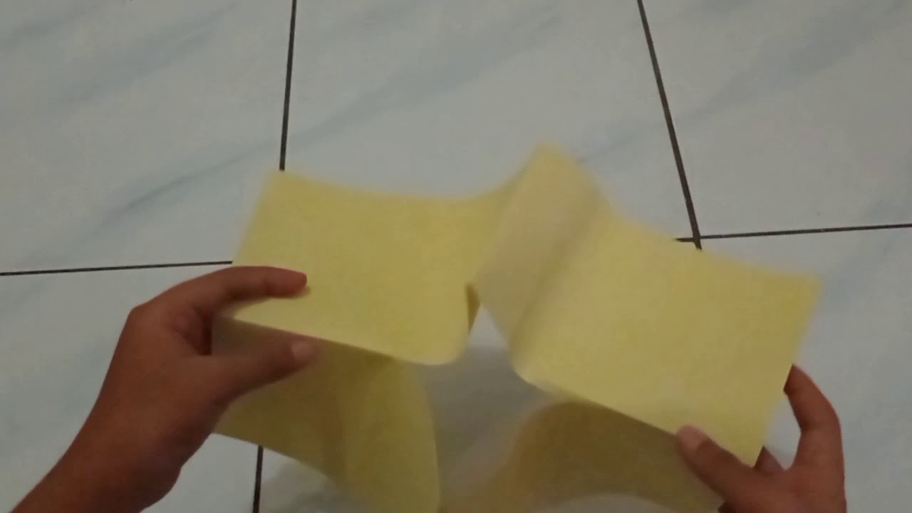 cara membuat buklet/dari kertas hvs - YouTube