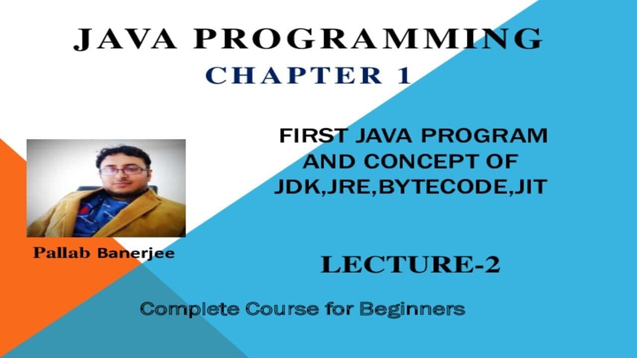 Java Lecture 2 Java Program On Classobjects And Concept Of Jdkjre 8216