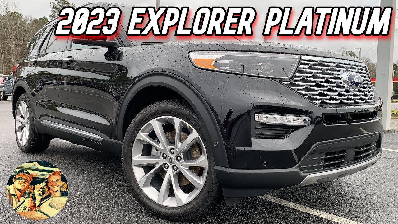 NEW 2023 FORD EXPLORER PLATINUM: Luxury Hybrid SUV- Walkaround, Review ...