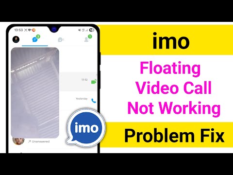 imo floating Video Call Not Working Problem 2026 || Fix imo Video Call Not Showing On Display