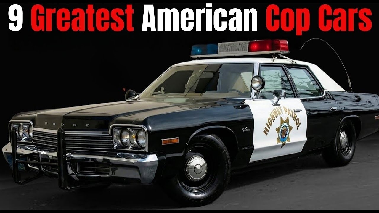 9 Greatest American Cop Cars Ever Built! - YouTube