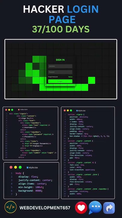 Hacker cursor animation #technology #coding #learnhtml5andcss3 # ...