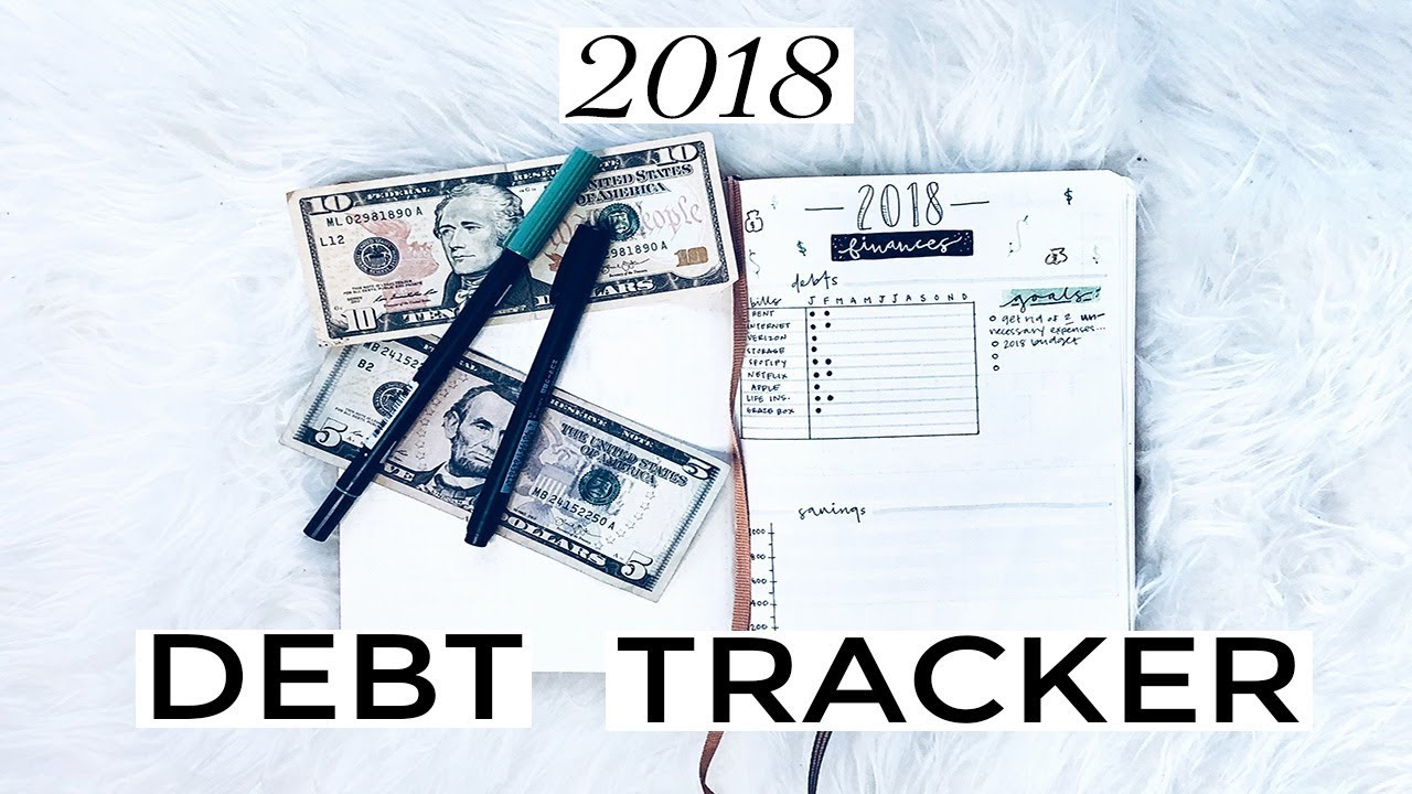2018 Debt Tracker | BULLET JOURNAL - YouTube