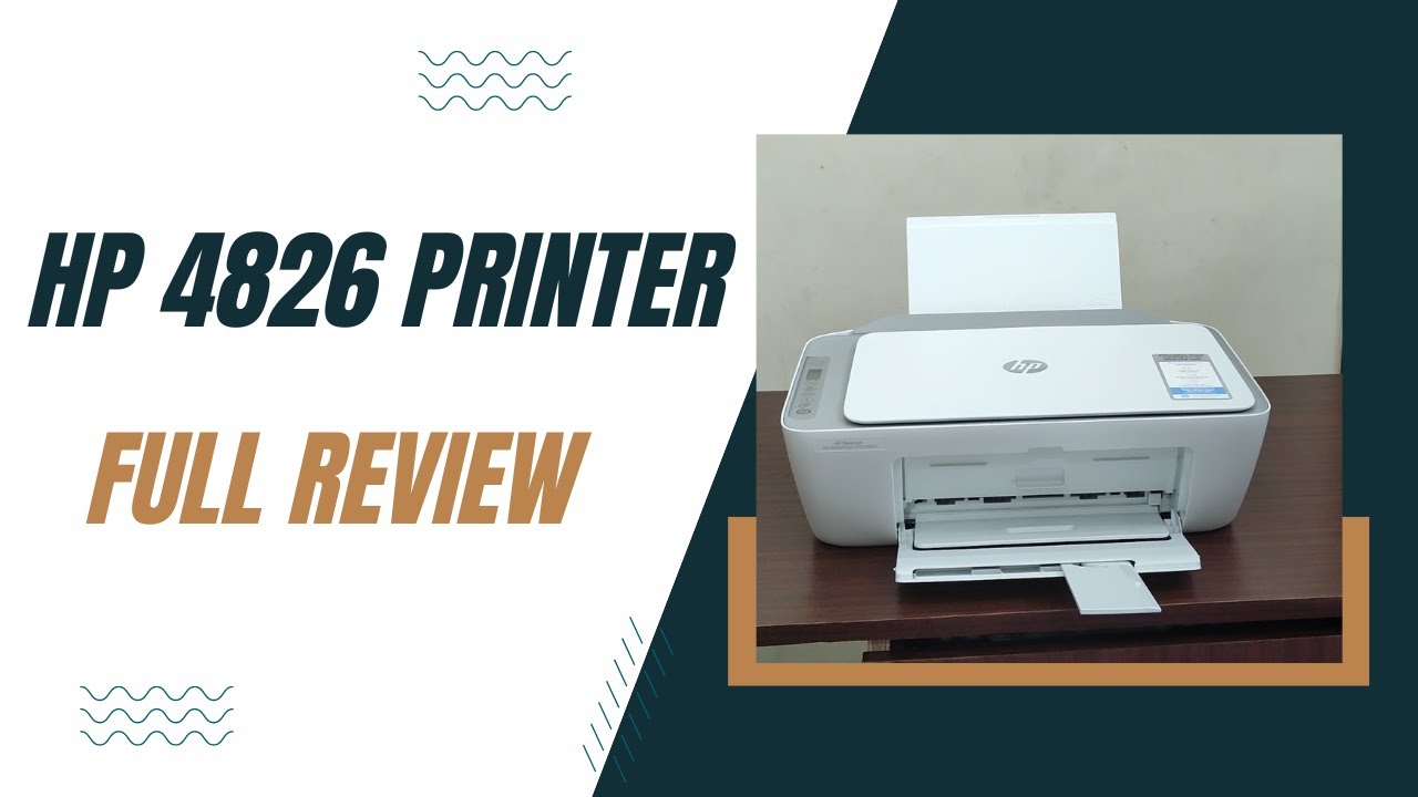 HP 4826 All in One Printer Full Review | Wifi | Cartridge Installation ...