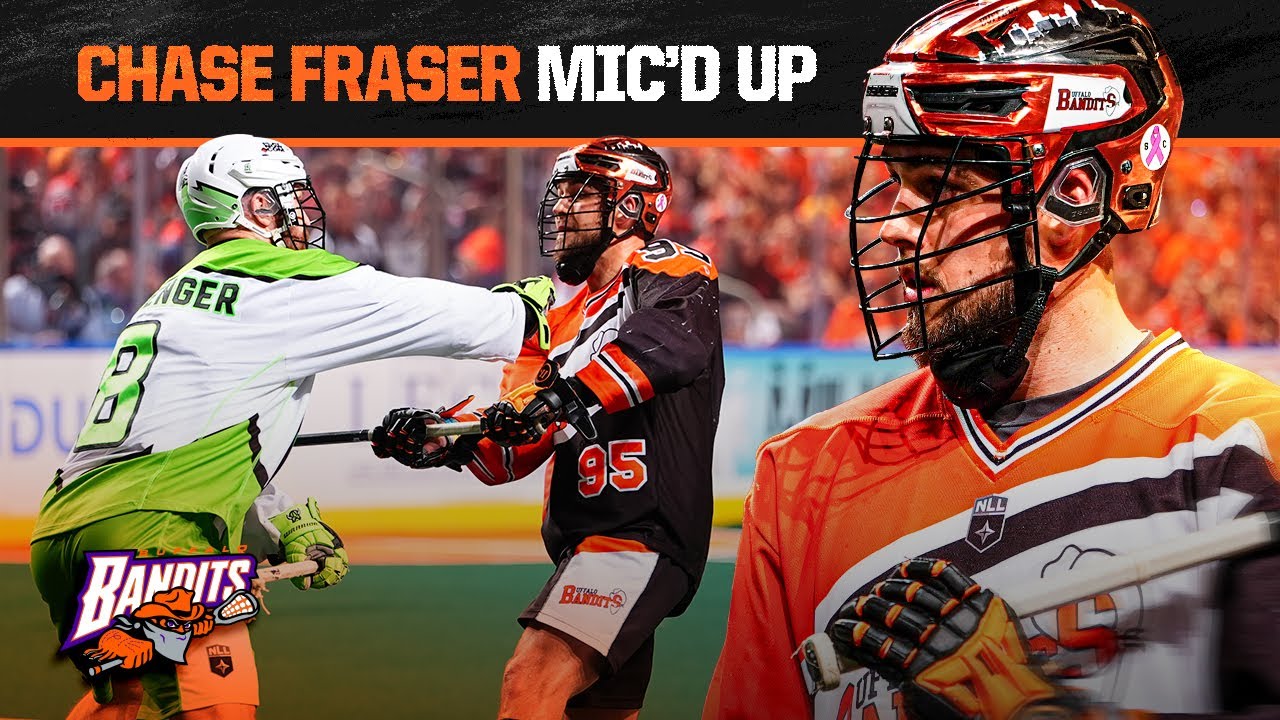 Chase Fraser Mic'd Up In Game 1 WIN Of NLL Finals! | Buffalo Bandits ...