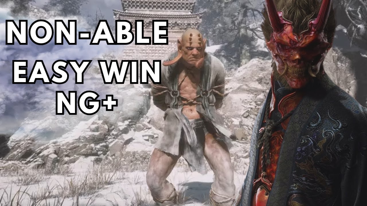 Non-Able miniboss fight easy win NG+ Black Myth Wukong - YouTube