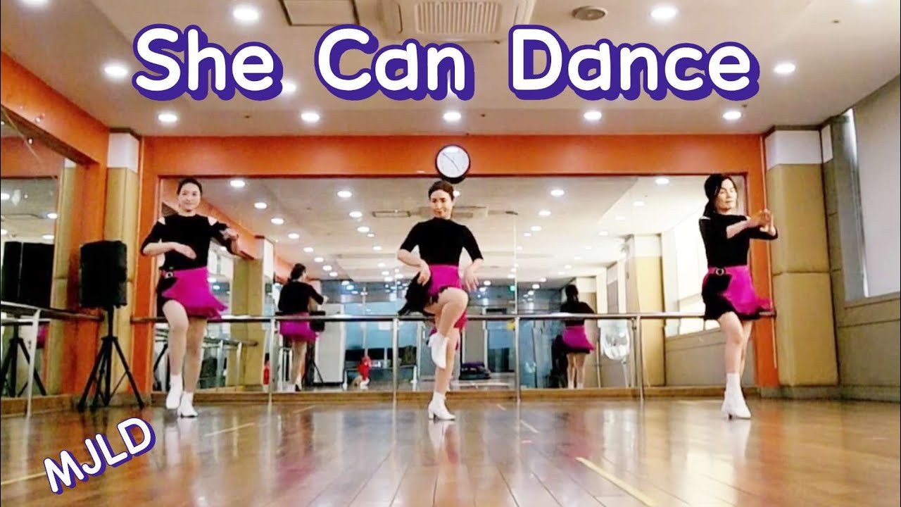 She Can Dance Line Dance/Joshua Talbot (AUS) - March 2025/쉬 캔 댄스 라인댄스 - YouTube