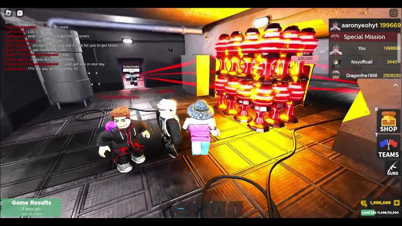 Roblox - Zombie Defense By Per Games - Strong turrets in event TTVrubenakayokshii - YouTube
