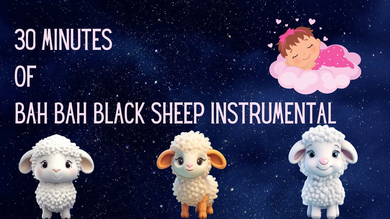 Newborn Sleep Music No Ads | Bah Bah Black Sheep | Nursery Rhymes For ...