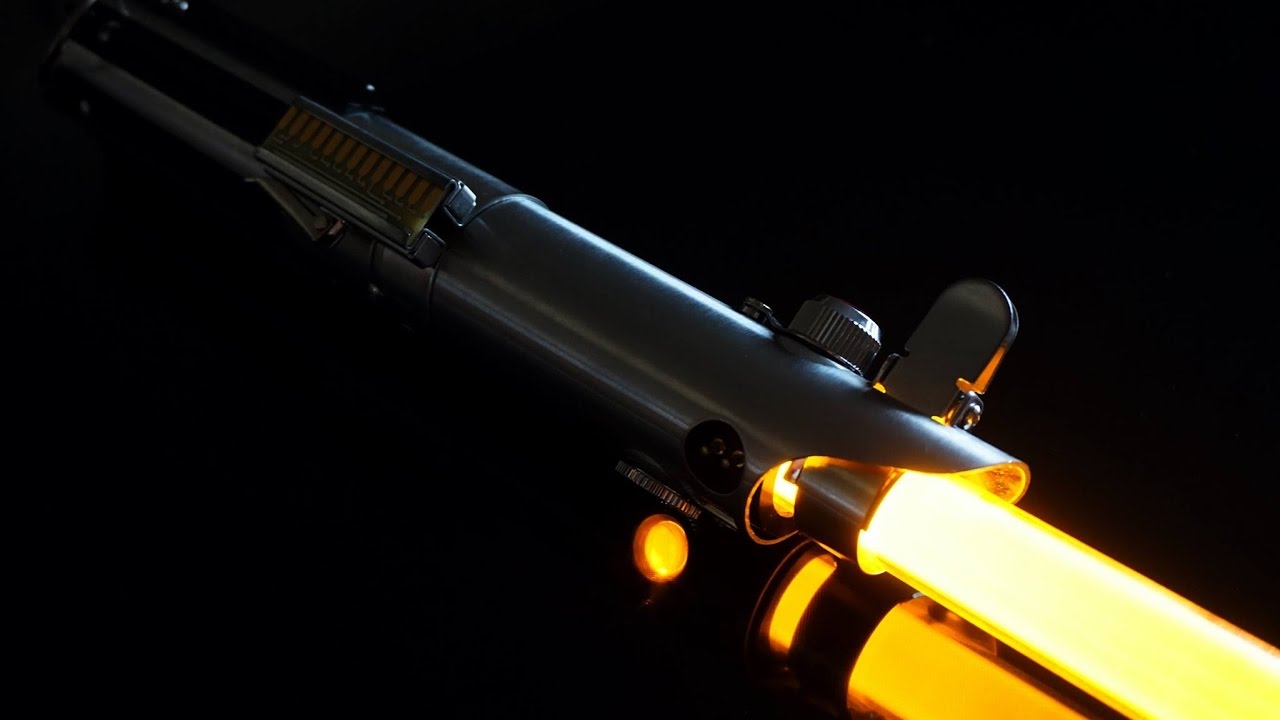 Julia's 'Amberflex' Custom Graflex Star Wars FX Custom Lightsaber - YouTube