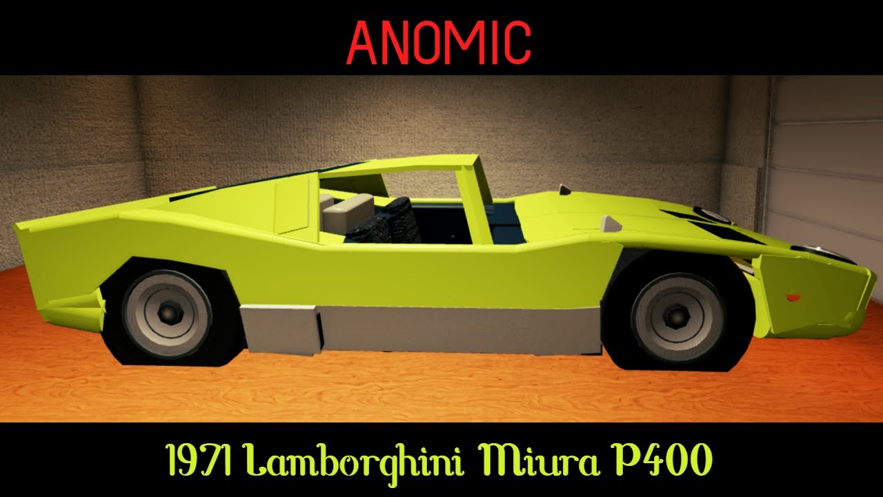 [Anomic] Lamborghini Miura Build - YouTube