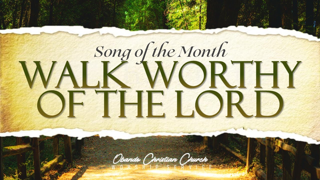 Walk Worthy of the Lord - INSTRUMENTAL | Piano - YouTube