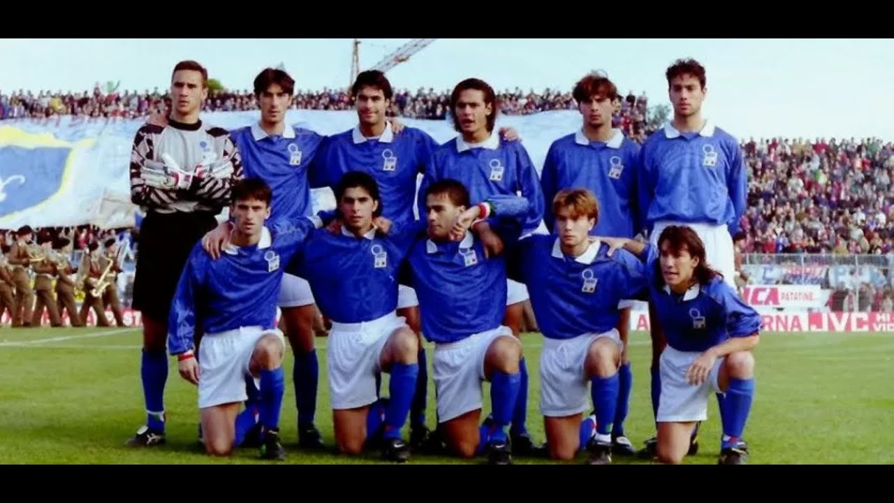FULL MATCH - ITALY 1-1 (a.e.t.) SPAIN (1996 UEFA EUROPEAN UNDER-21 ...