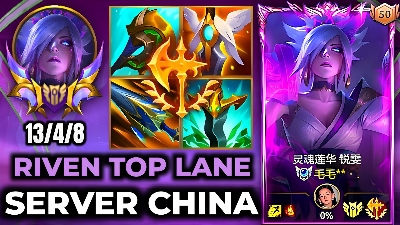 Riven Top Lane Wild Rift China - Build Runes Season 19 - Gameplay ...