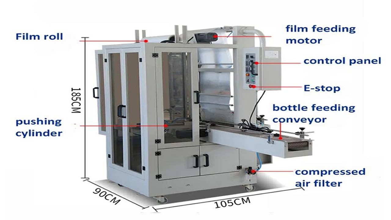 Carton sealing machine integrated with the Film sleeve wrapping shrink ...