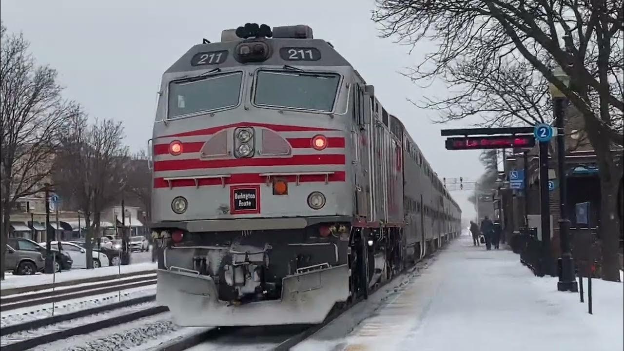 Winter railfanning - YouTube