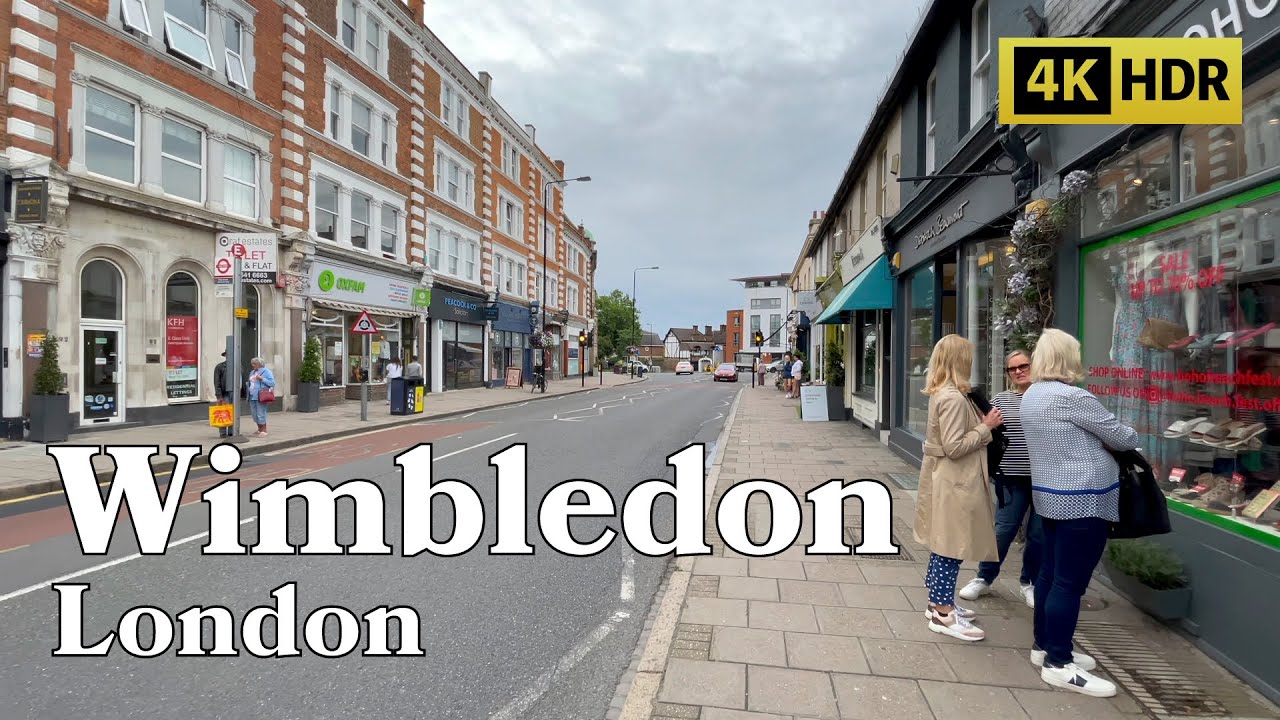 Walking around Wimbledon, Church Road, High Street, London Walking Tour ...
