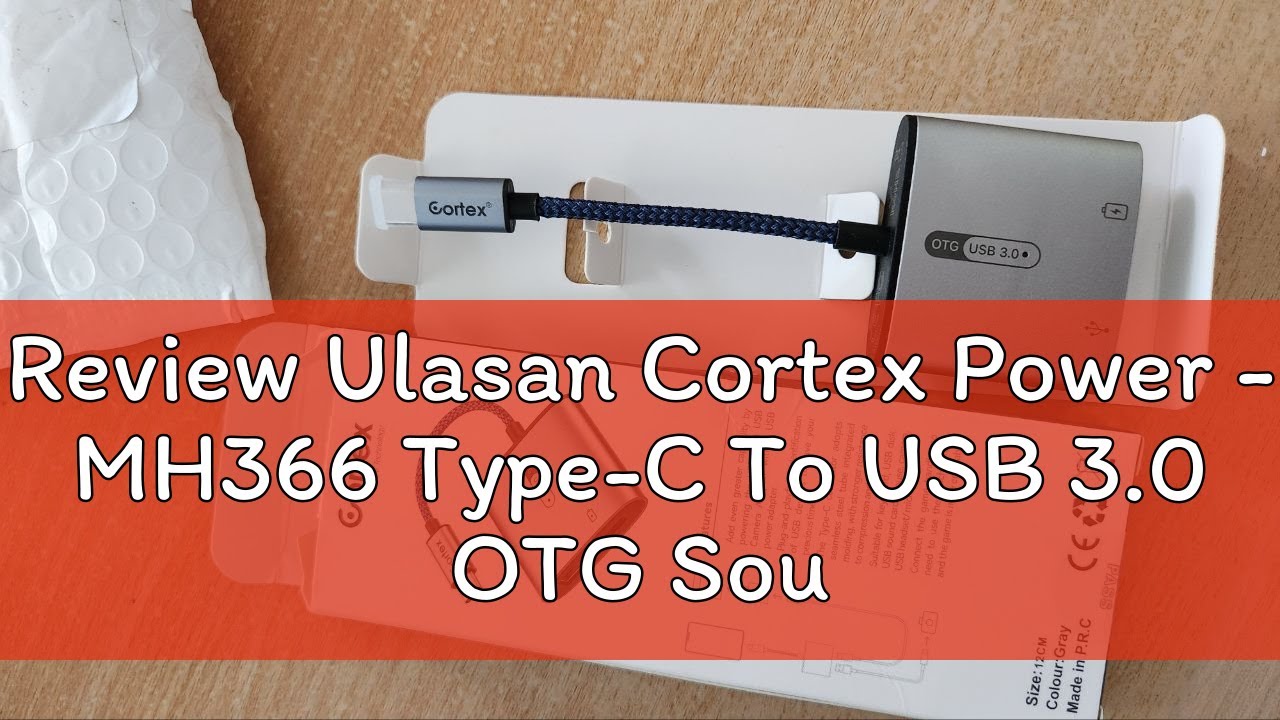 Review Ulasan Cortex Power - MH366 Type-C To USB 3.0 OTG Soundcard ...