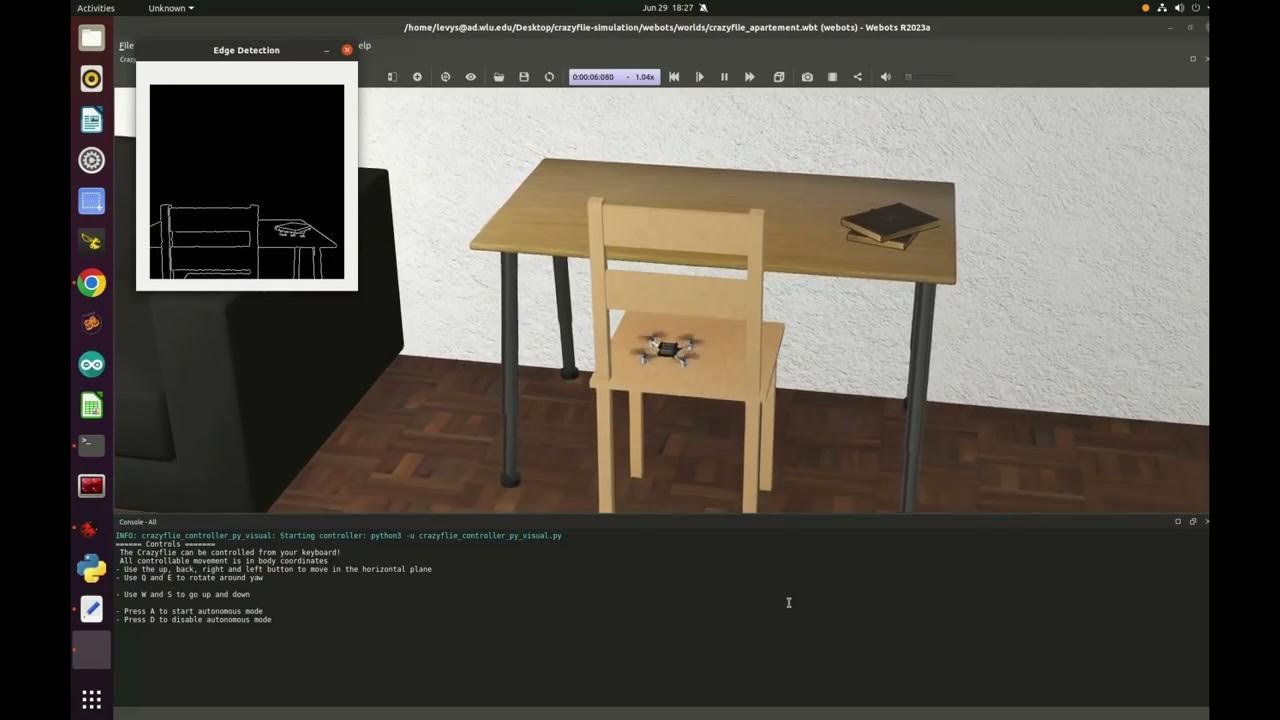Crazyflie Webots Opencv Youtube