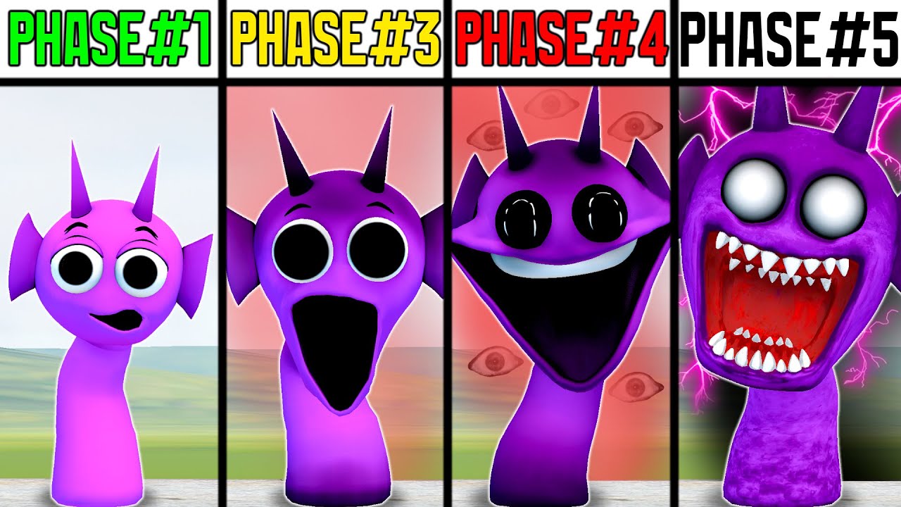NEW HORROR DURPLE PHASE 5 vs PHASE 4 vs PHASE 3 vs PHASE 2 vs PHASE 1 ...