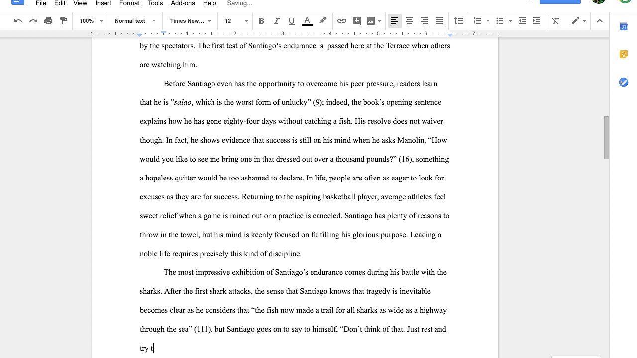Literary Analysis Essay Part 5 Third Body Paragraph YouTube