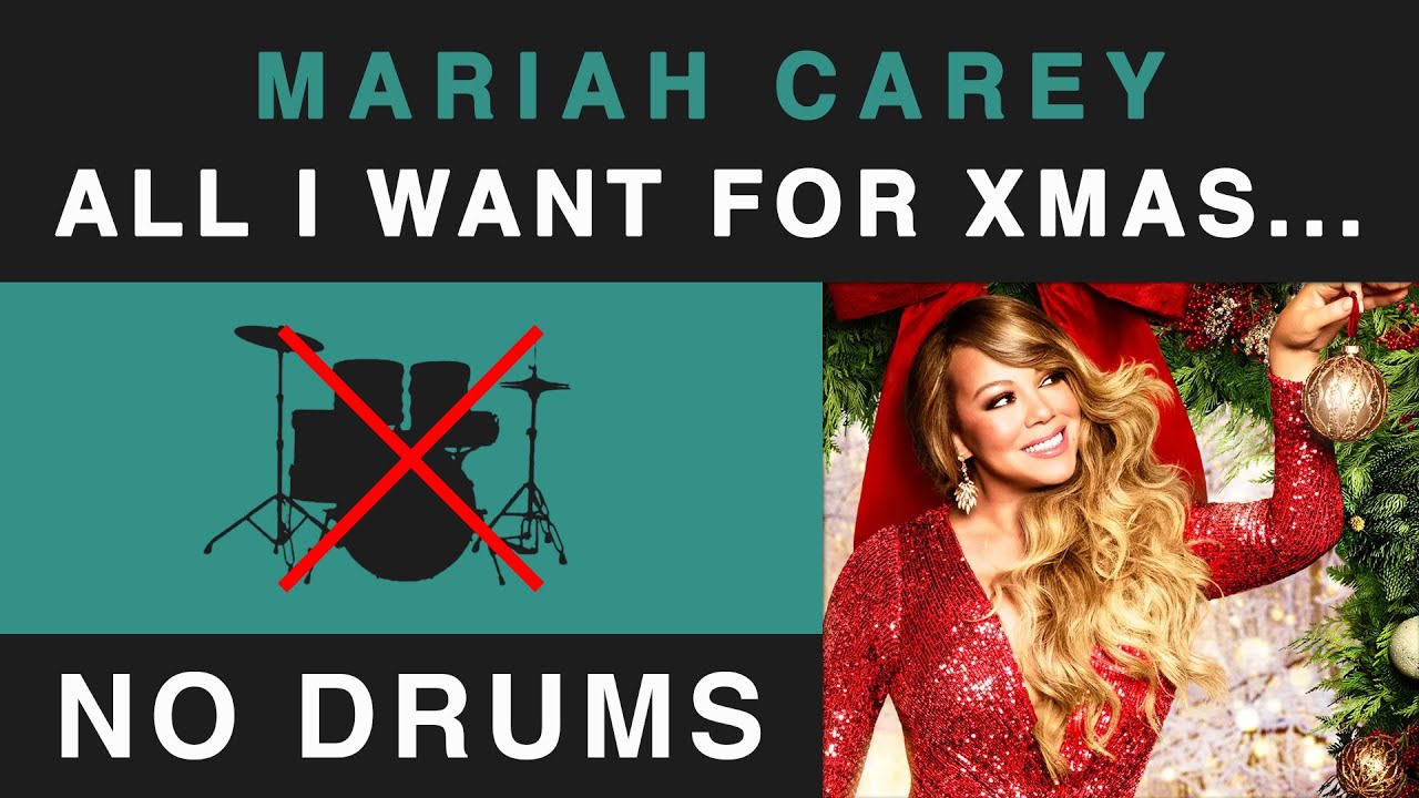 Mariah Carey - All I Want For Christmas Is You (No Drums Backing Track ...