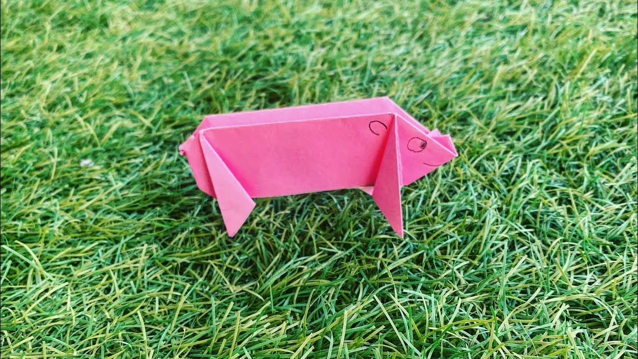 How to make an Origami Pig 🐖 - YouTube
