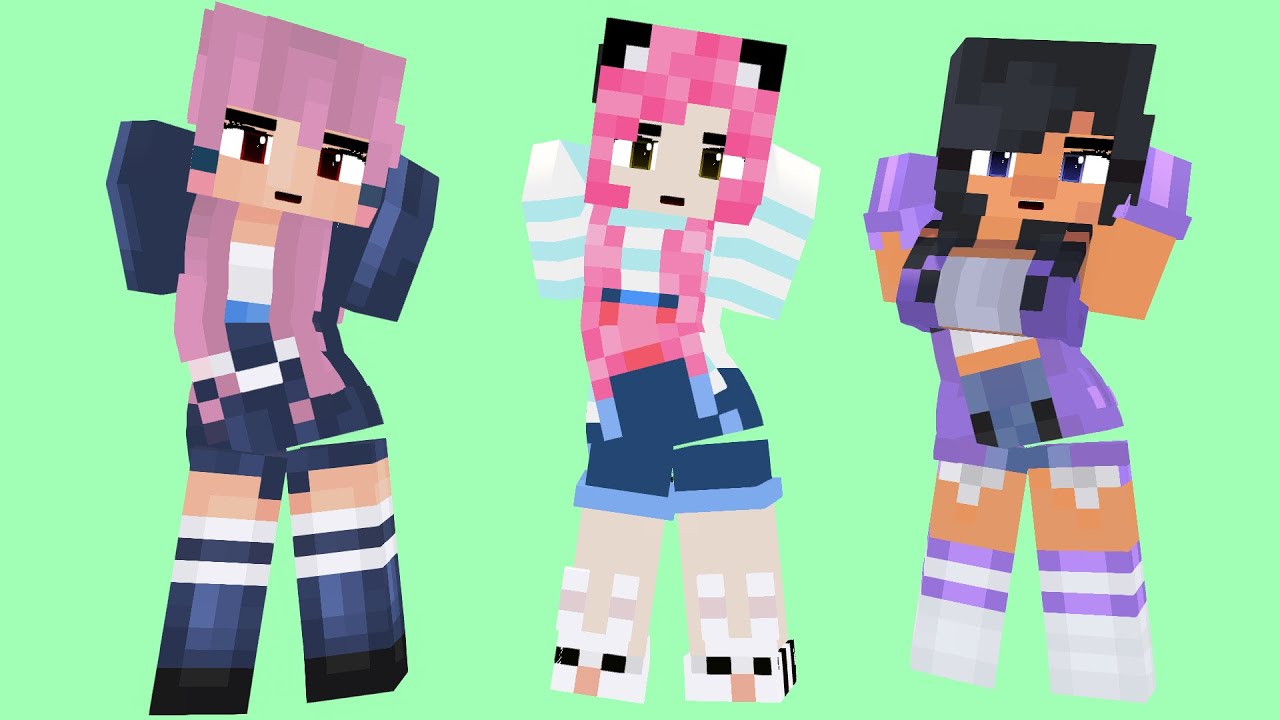 SUPER IDOL YAY ARIGATO PRETTY SHADOWLADY, APHMAU, MEU SAN - MINECRAFT ...