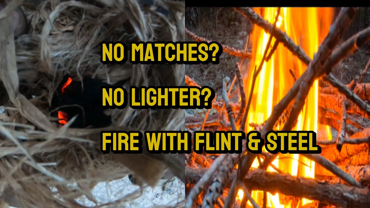 How to Start a Fire with Flint and Steel (Survival Skills Made Simple ...