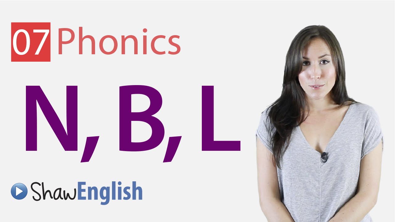 English Phonics Consonants 'n', 'b' and 'l' - YouTube