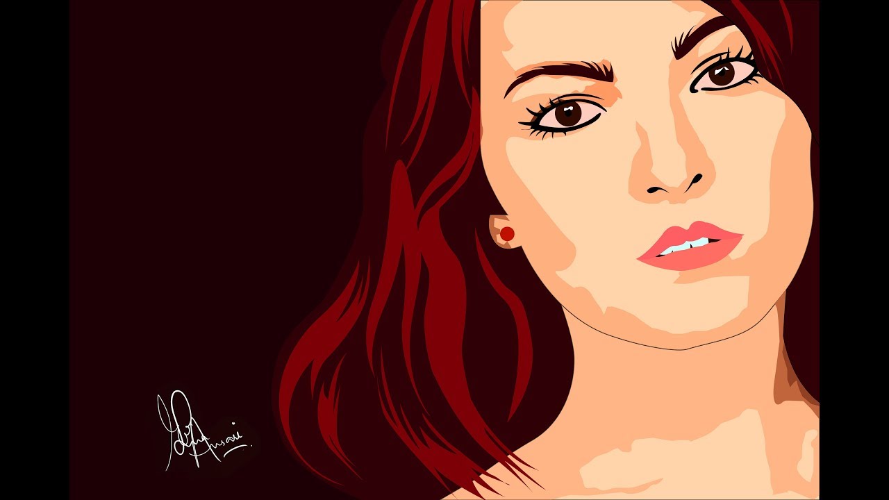 Illustrator Tutorial How To Create A Vector Portrait part 2 YouTube Illustrator Tutorial How To Create A Vector Portrait part 2 YouTube