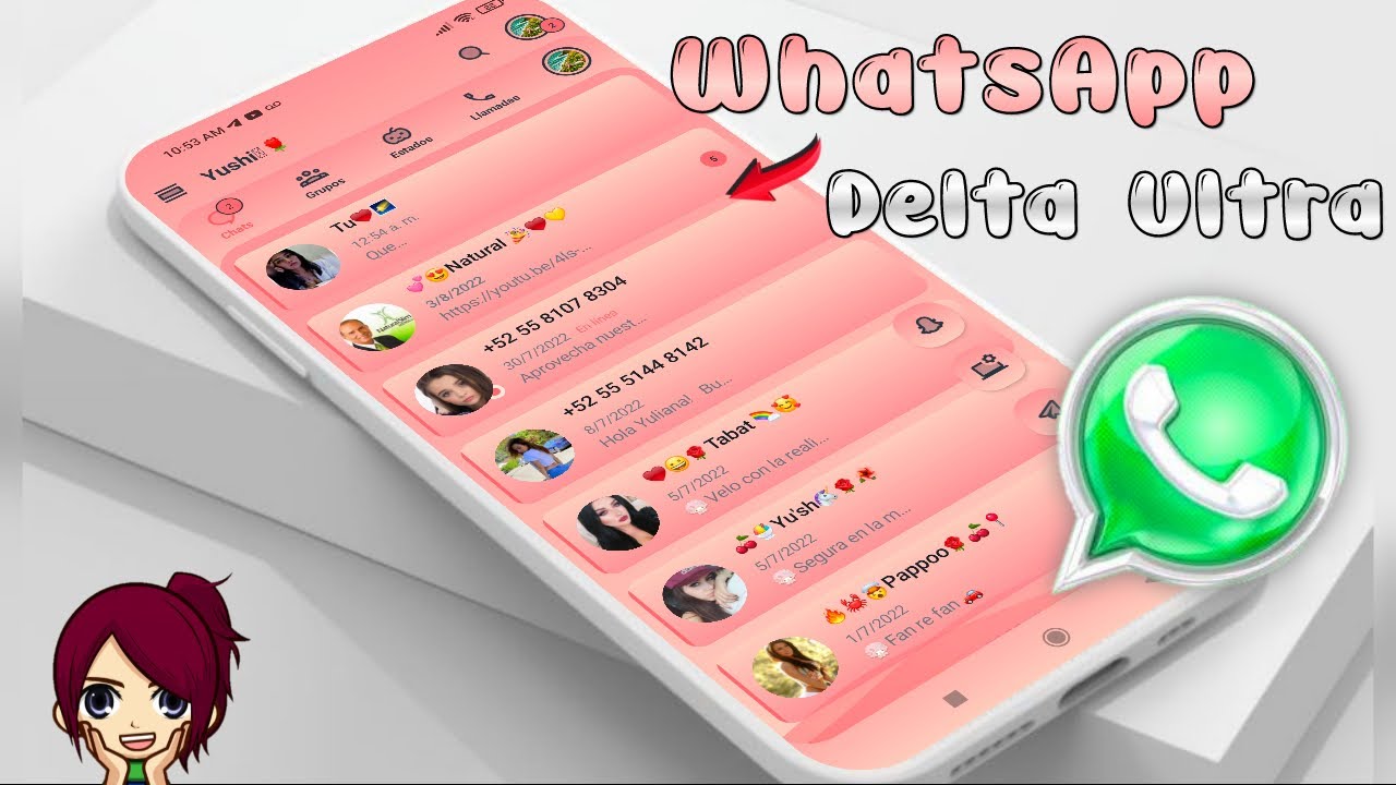 🌹 WhatsApp DELTA ULTRA Actualizado V4.1.0f 🚀 Funciones Únicas | Yushi ...