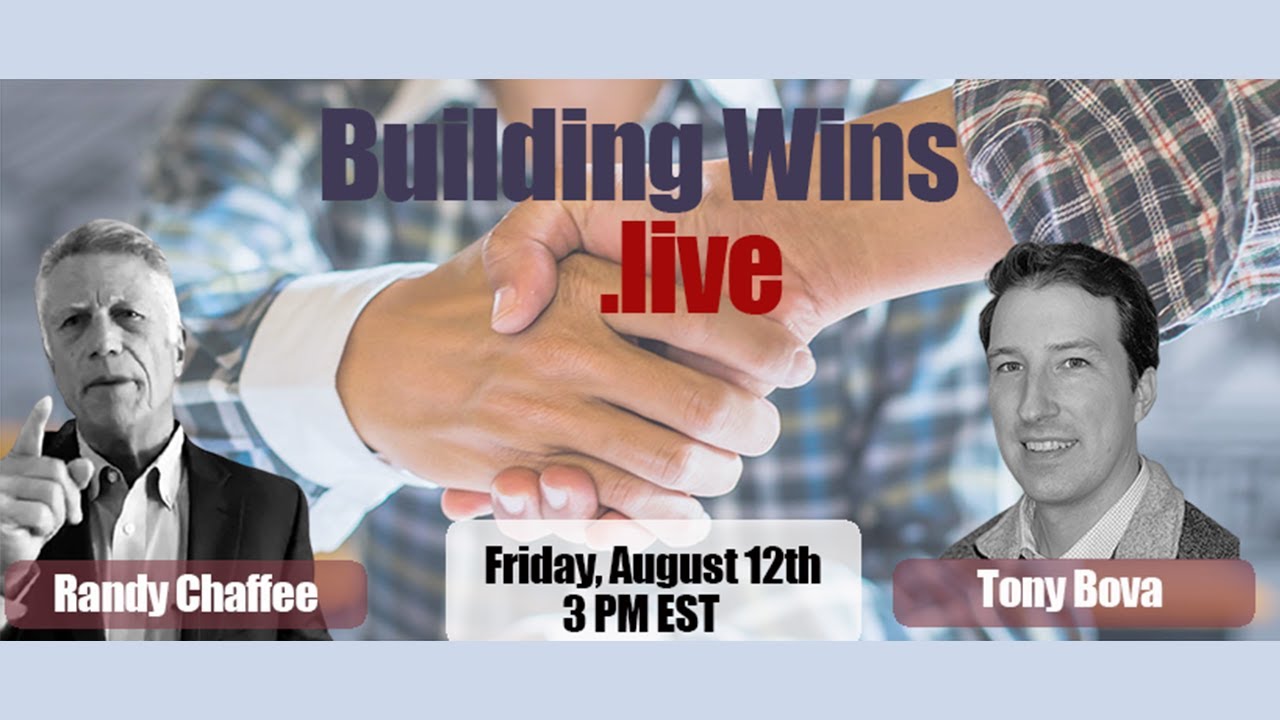 Tony Bova | Building Wins LIVE! - YouTube