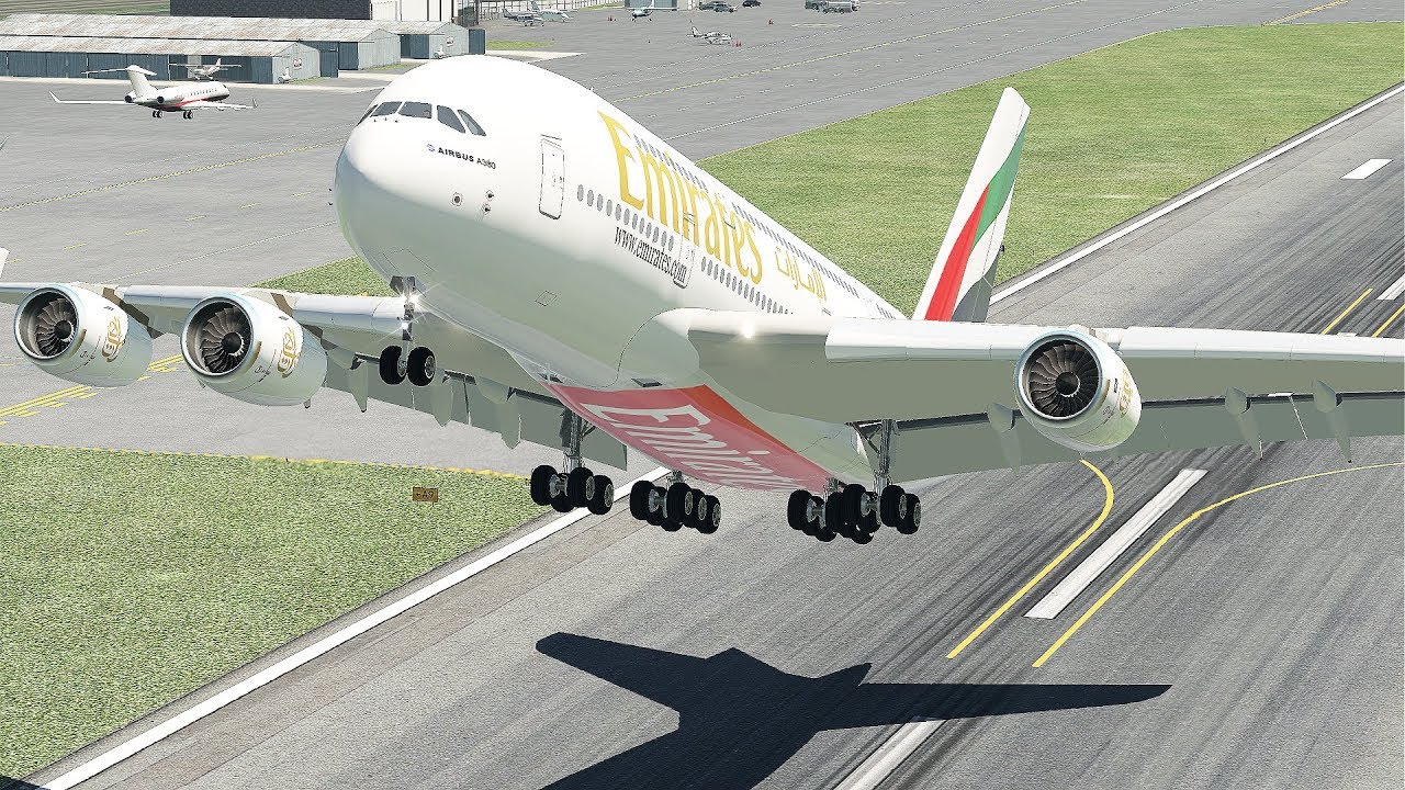 Rejected Landing, Pilot Landed Airbus A380 at Wrong Airport in Xplane ...