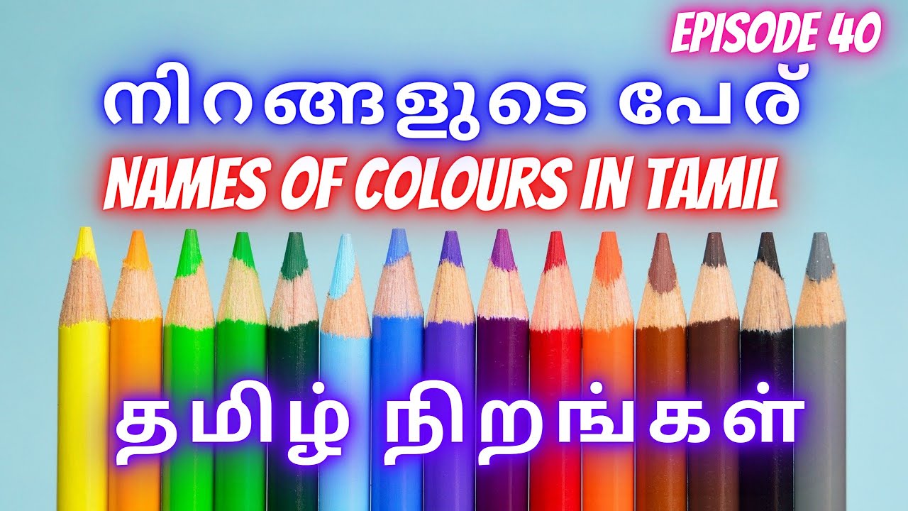 COLOURS IN TAMIL | Episode 40 | Tamil Learning - YouTube