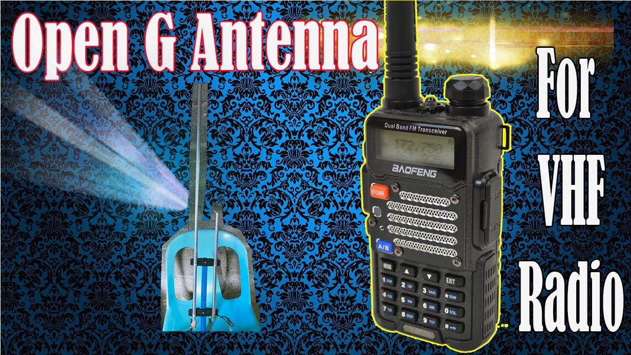 Open G Antenna for VHF Handheld Radio - YouTube