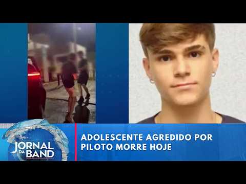 Morre adolescente agredido por piloto no DF  | Jornal da Band