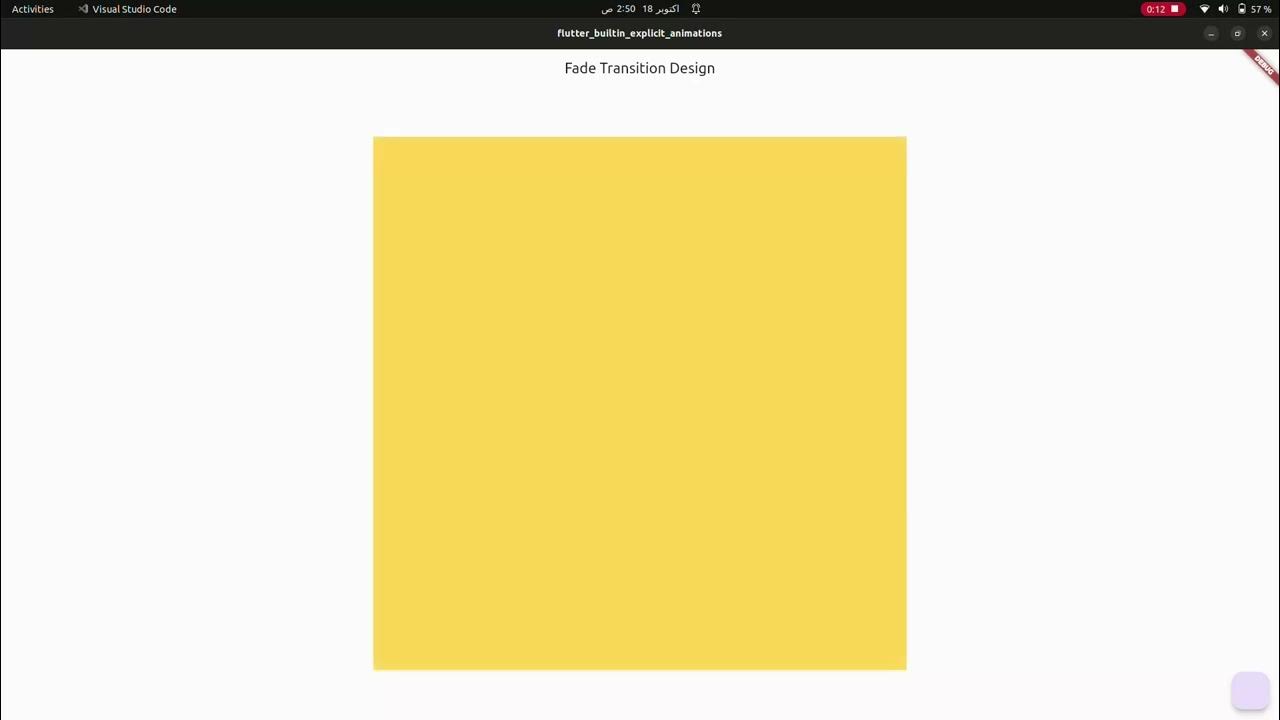 Fade Transition Animation Flutter - YouTube