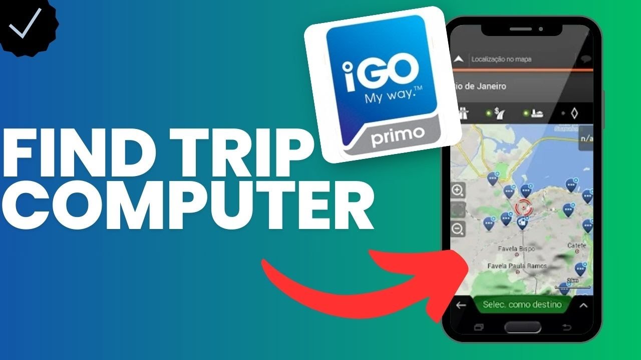 Where to find the trip computer in Igo Navigation? - YouTube