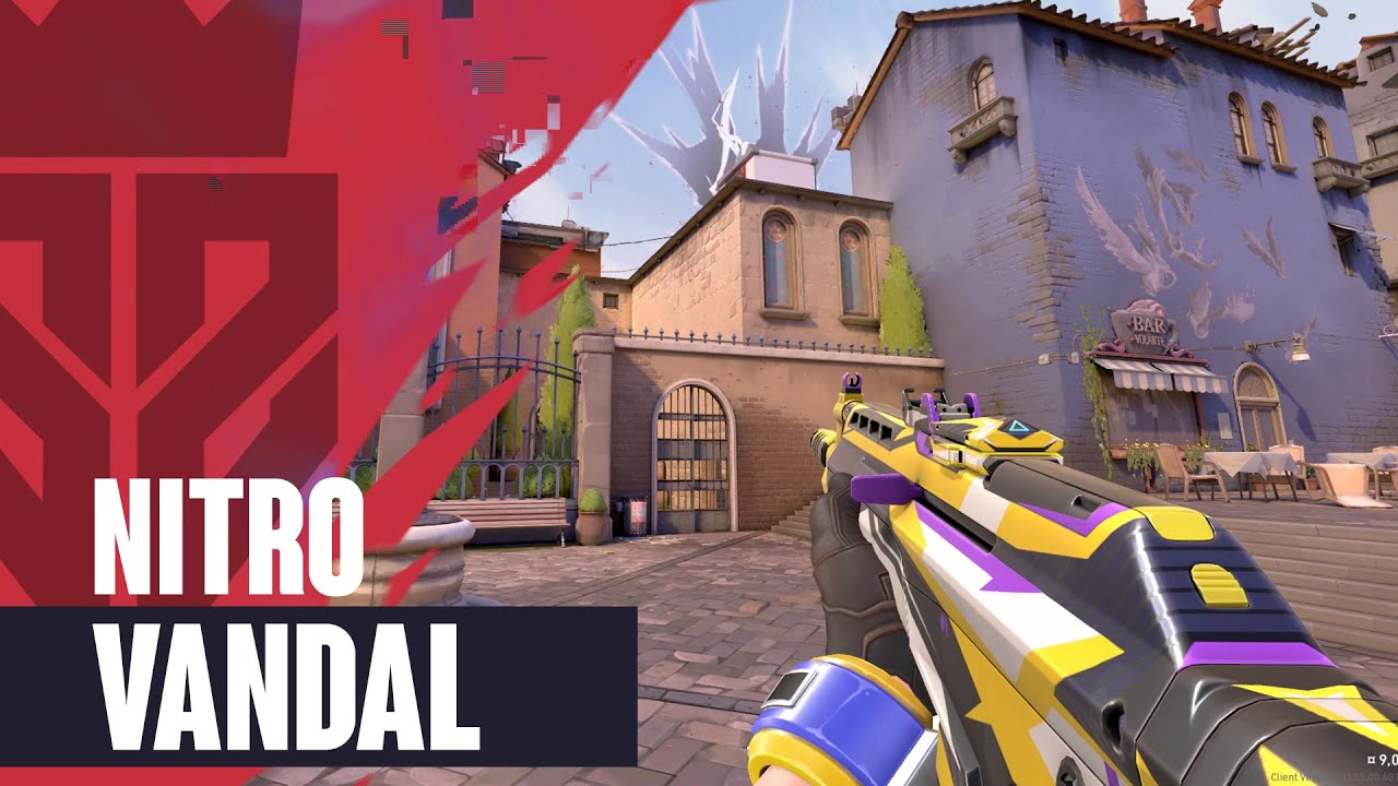 Nitro Vandal Skin Showcase - Valorant Battle Pass Skins - YouTube