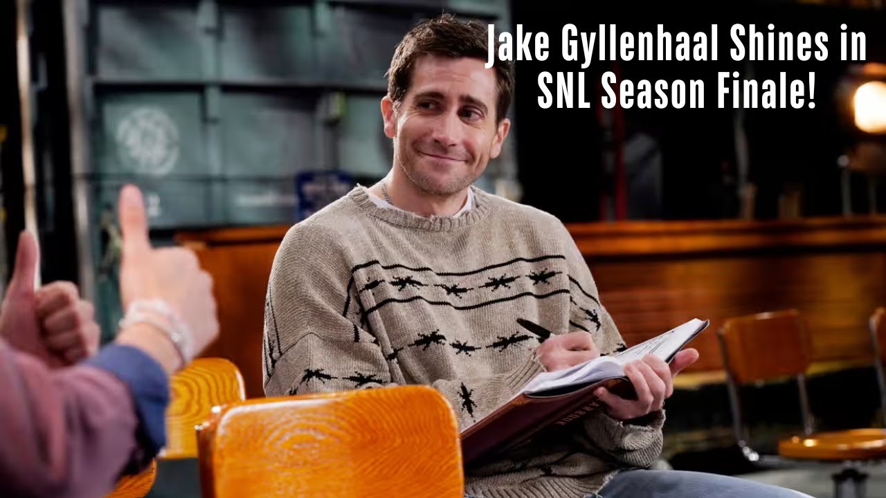 Jake Gyllenhaal Shines in SNL Season Finale! - YouTube