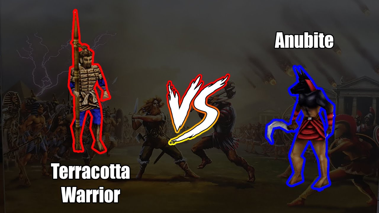 Age of Mythology - Terracotta Warrior vs Anubite - YouTube