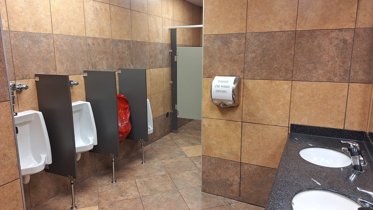Movie Theater Men's Restroom - YouTube