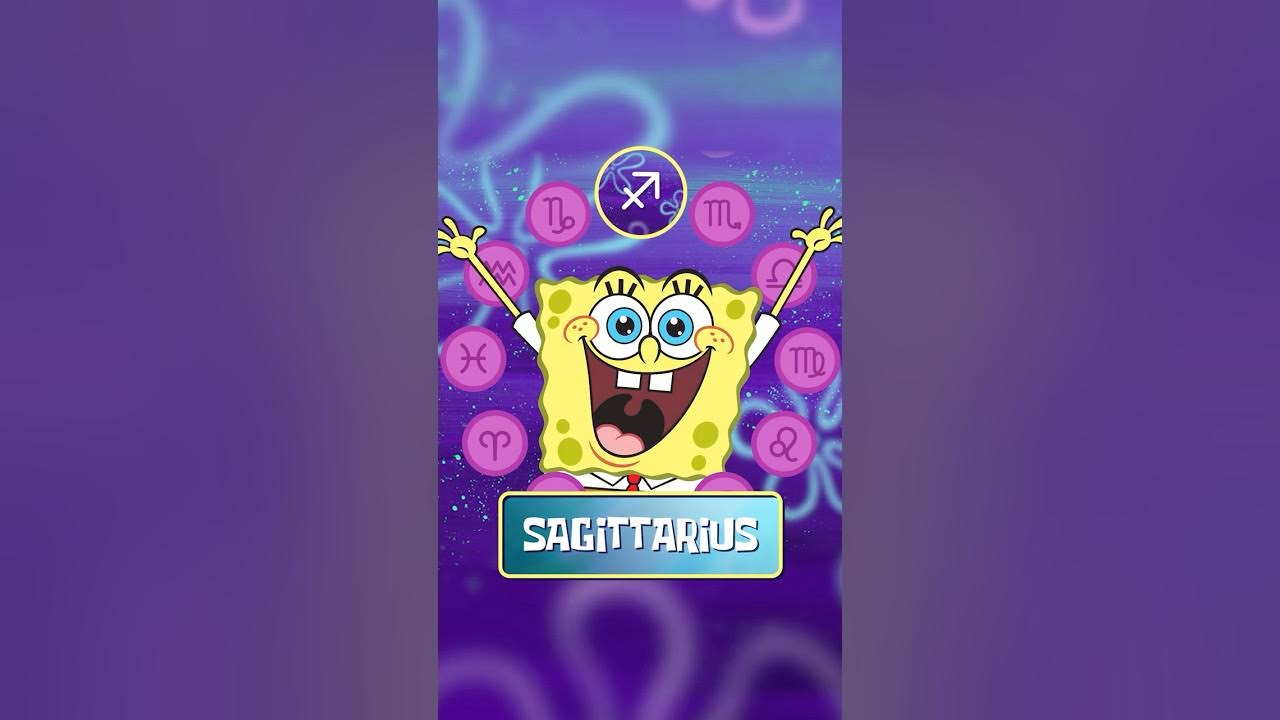 spongebob zodiac: Sagittarius ♐️ | #shorts - YouTube